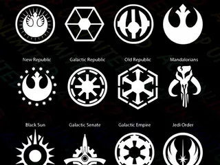Star Wars symbol decals by voyczech | Download free STL model ...