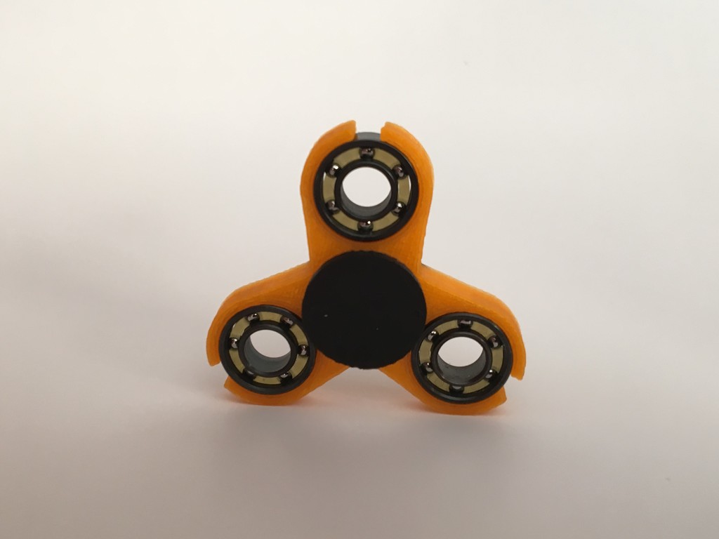 Tiny Fidget Spinner 4 ball bearings by big12boy | Download free STL ...