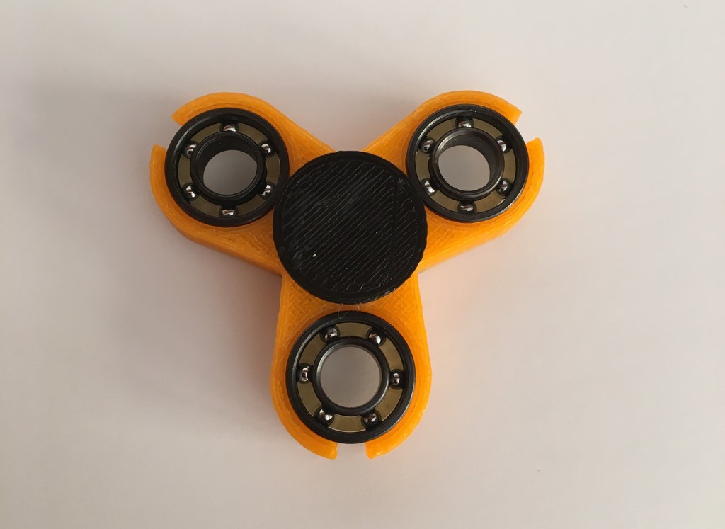 Tiny Fidget Spinner 4 ball bearings by big12boy | Download free STL ...
