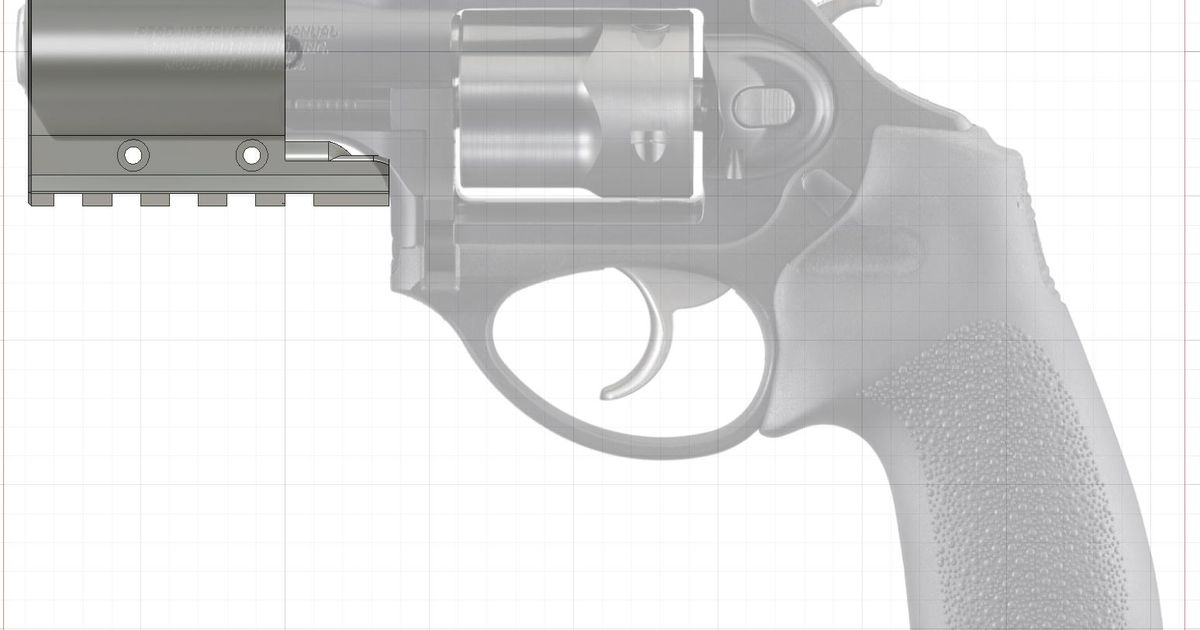 Ruger LCR Rail Attachment " The LCRR5" or "WE haveTRR8 @ Home" by Lupo ...