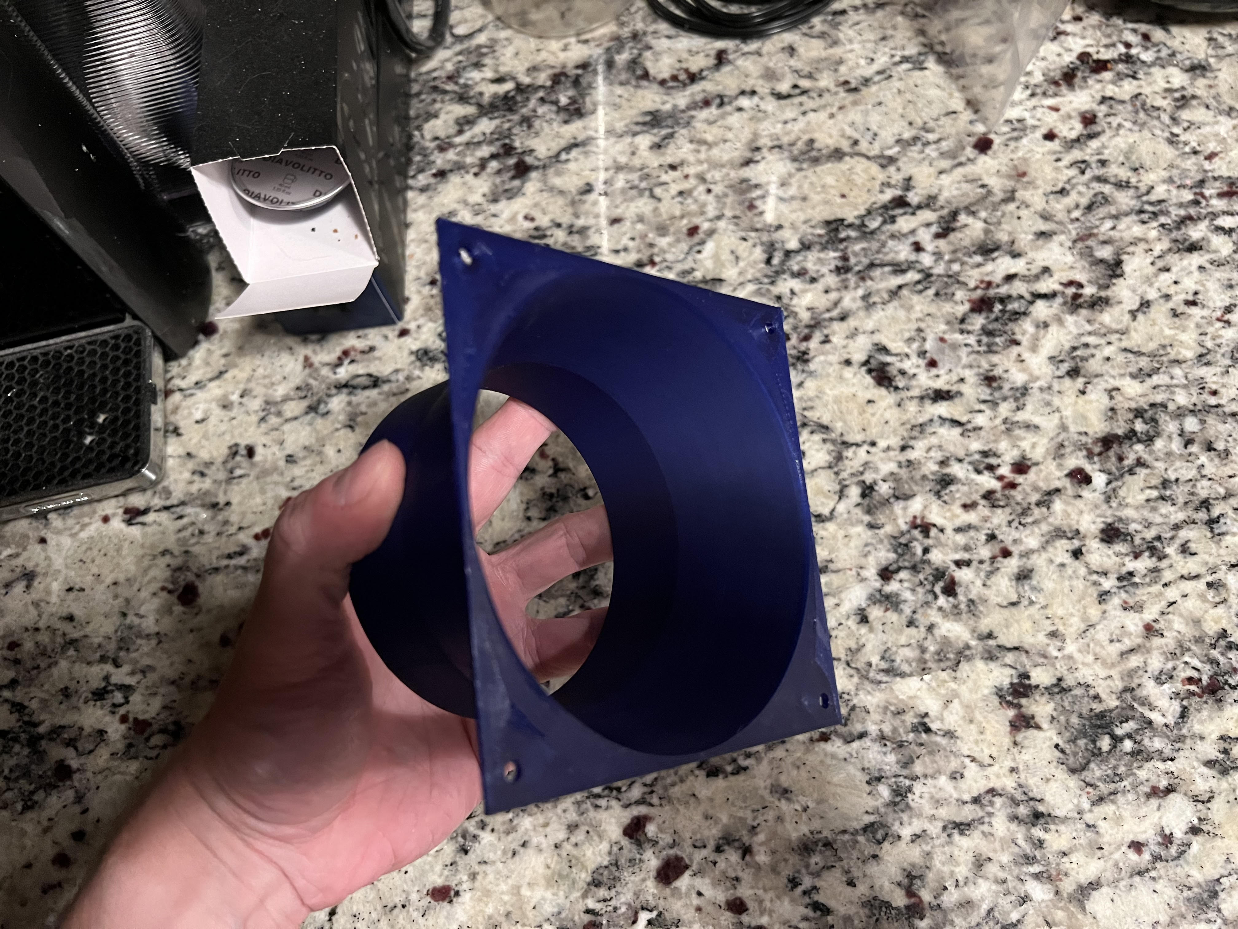 120mm Fan to 4in duct by Bonkadelic | Download free STL model ...