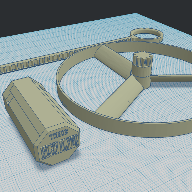 the HIGH FLYER (disk launcher) by C.JayPrinting | Download free STL ...