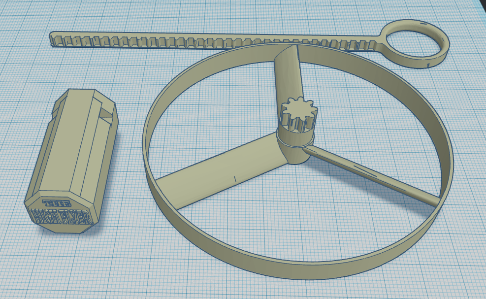 the HIGH FLYER (disk launcher) by C.JayPrinting | Download free STL ...