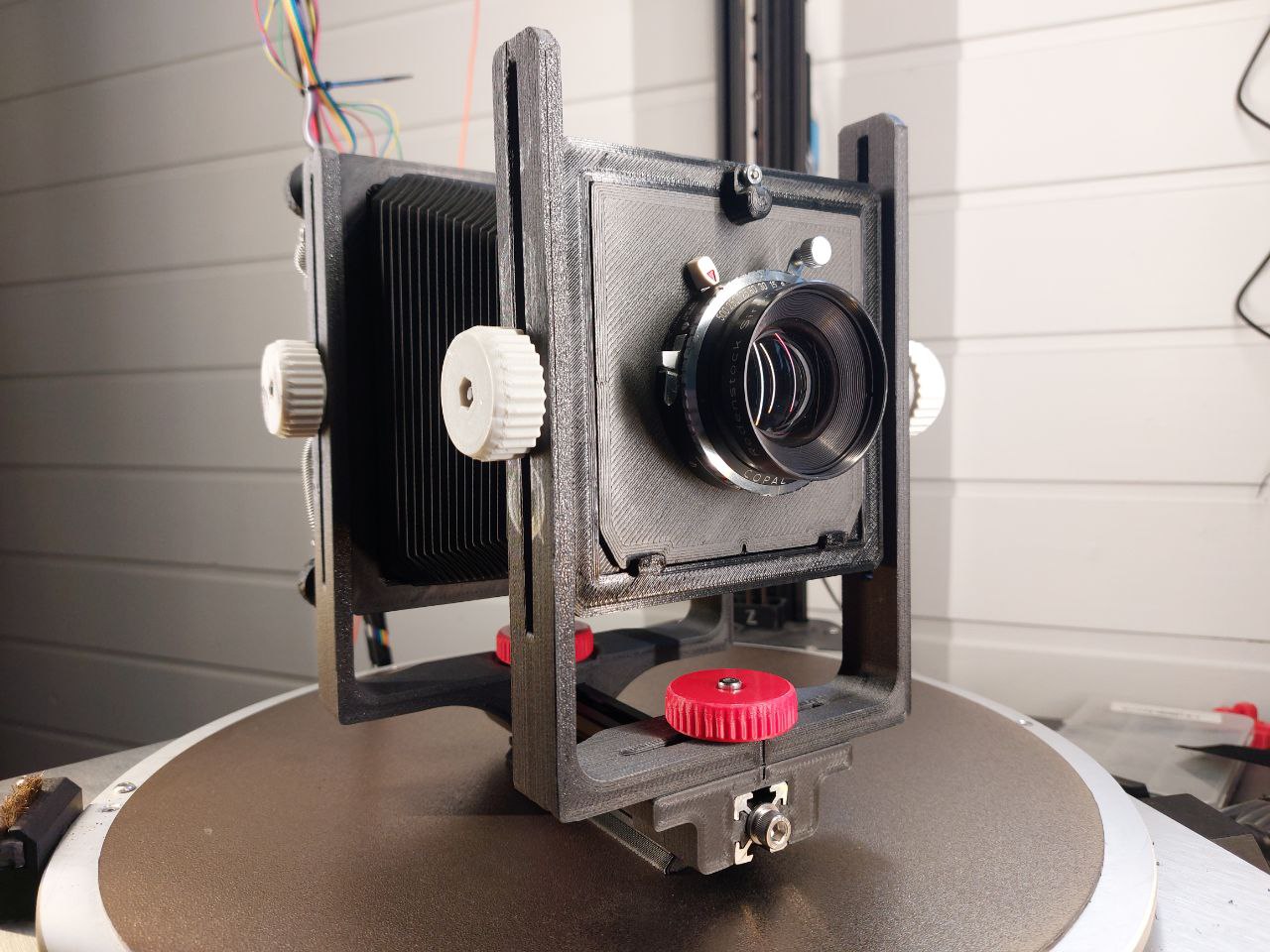 Open 4x5 rail camera (WIP) by Velvia | Download free STL model ...