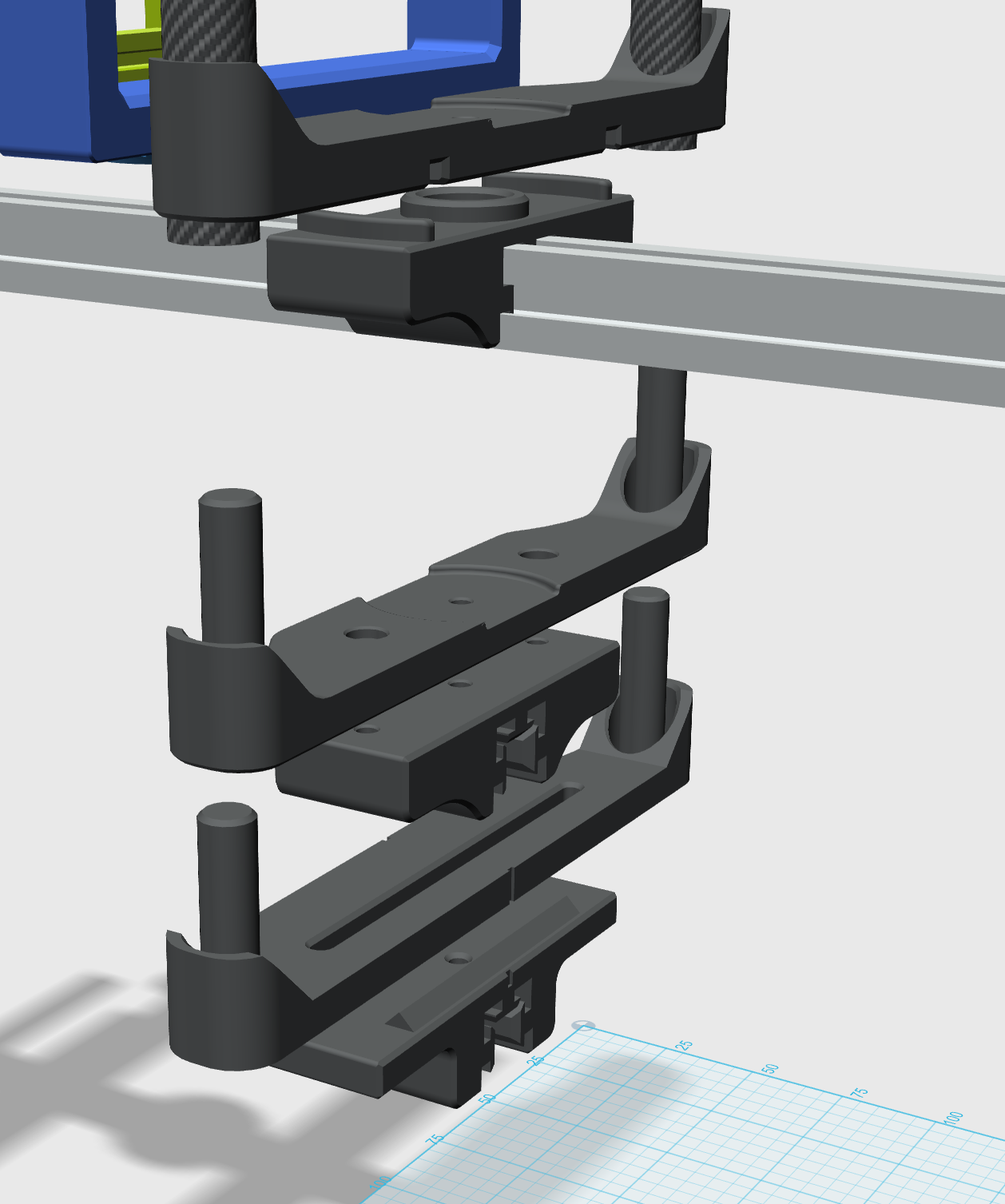 Open 4x5 rail camera (WIP) by Velvia | Download free STL model ...