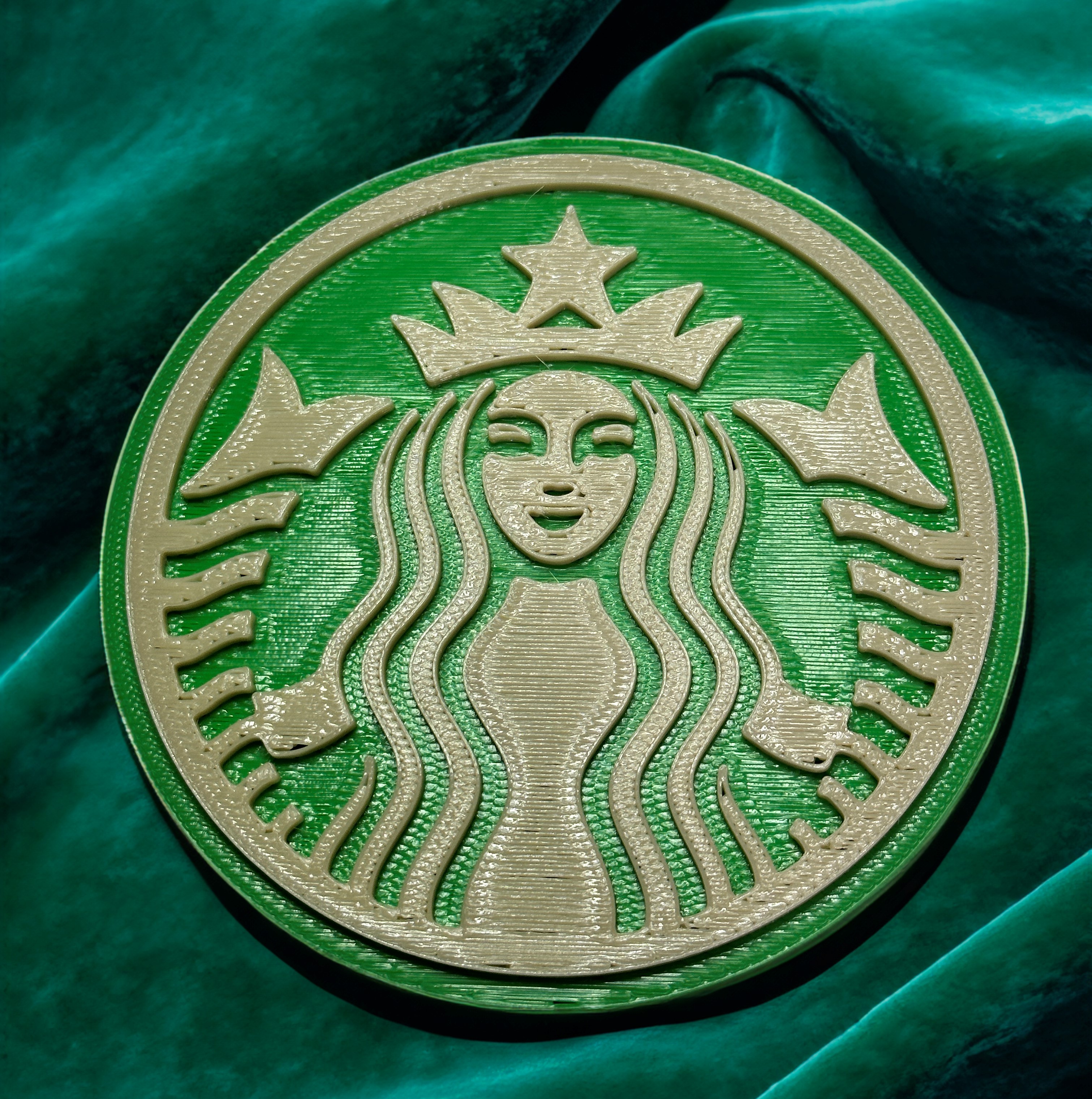 Starbuck Logo Coaster od autora chris | Stáhněte si zdarma STL model ...