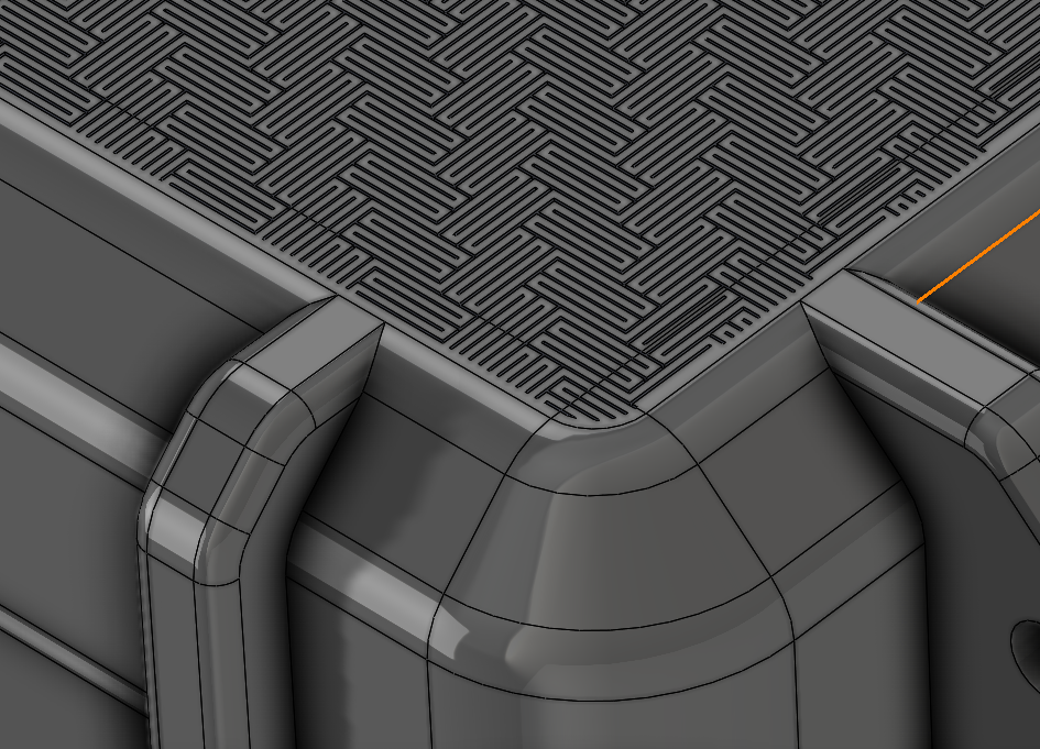 RUGGED BOX WITH COOL TEXTURE by Profissão maker | Download free STL model | Printables.com