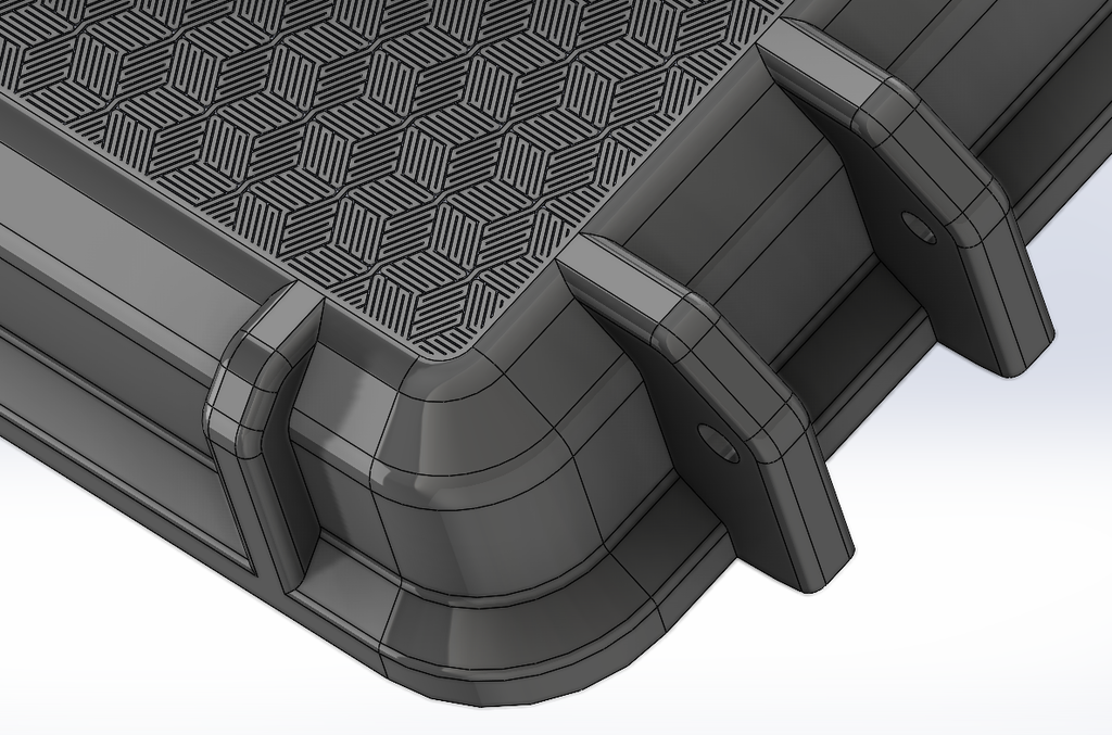 RUGGED BOX WITH COOL TEXTURE by Profissão maker | Download free STL ...