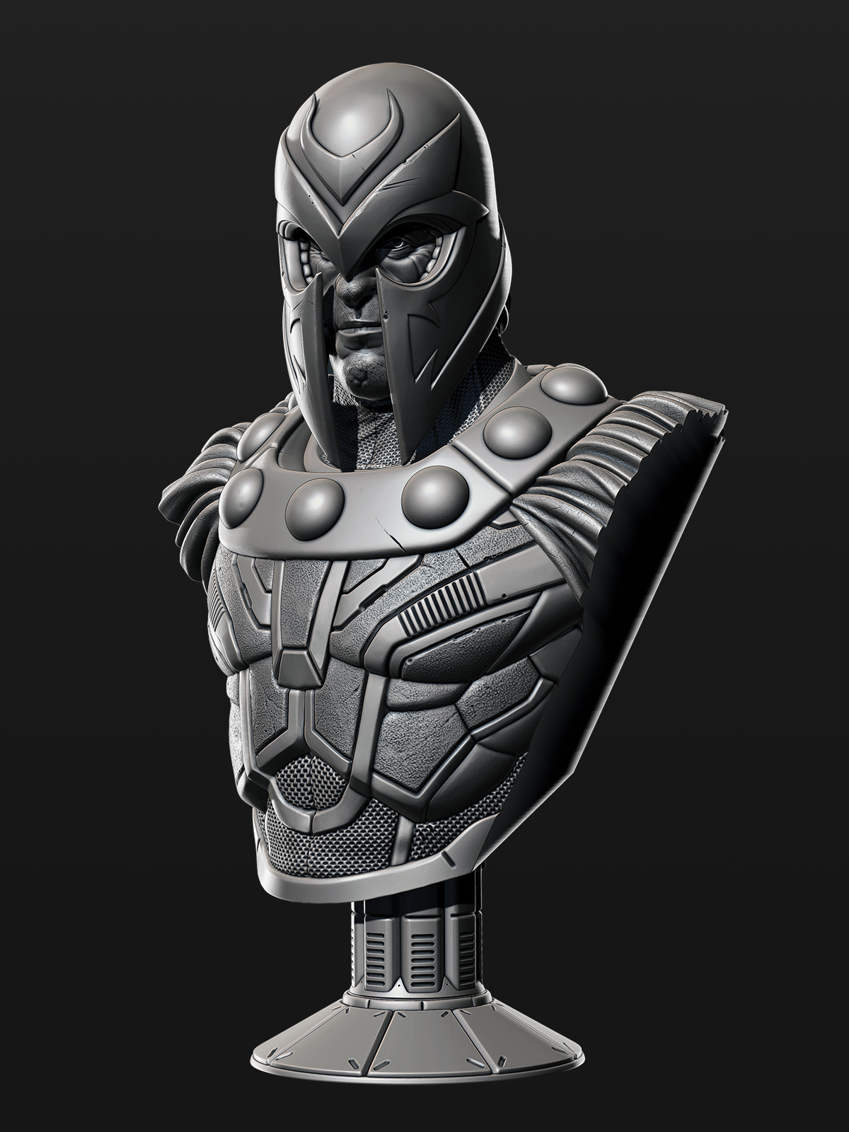 Magneto Bust (pre-supported) by Eastman | Printables Store