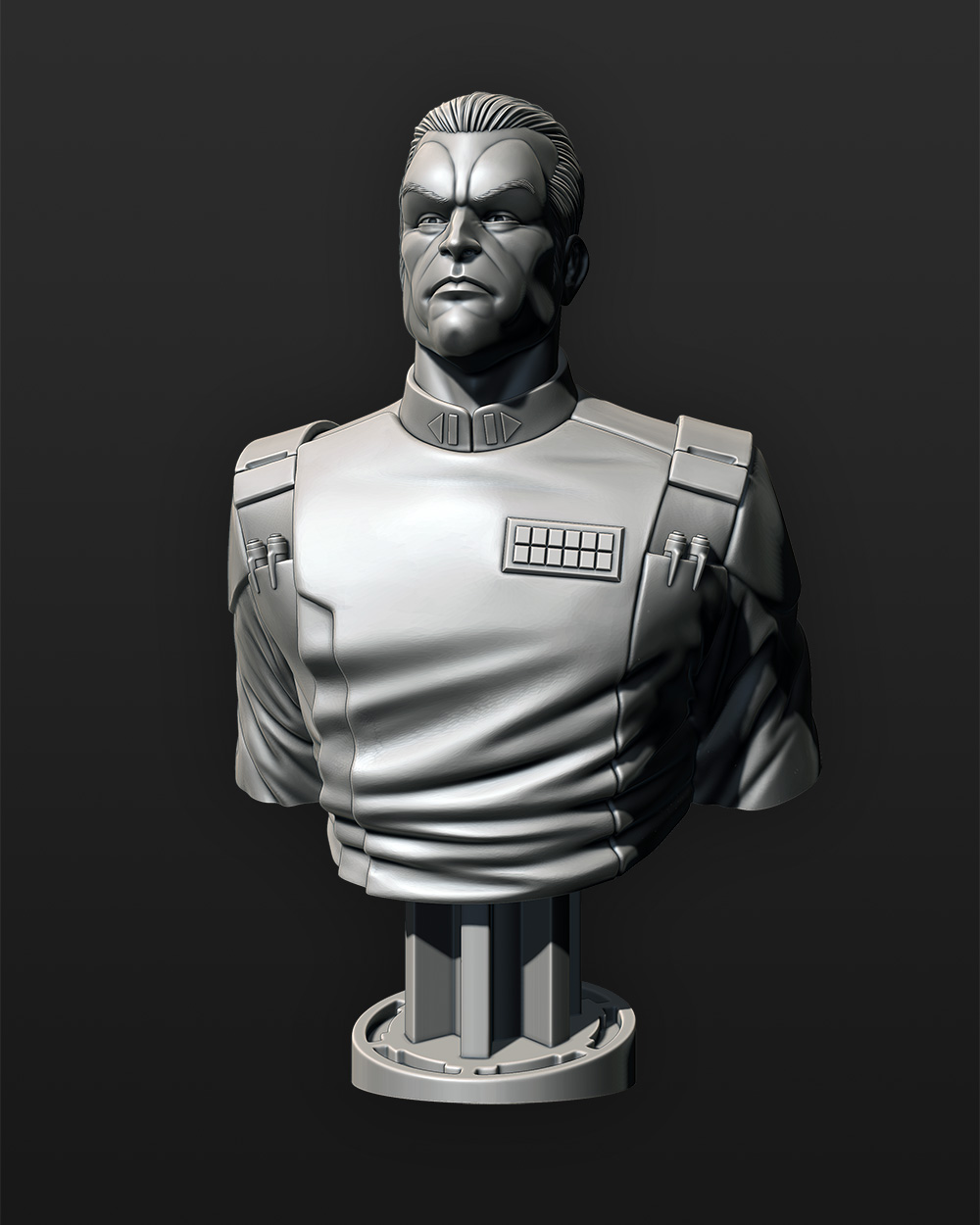 Grand Admiral Thrawn Bust (pre-supported) par Eastman | Téléchargez ...