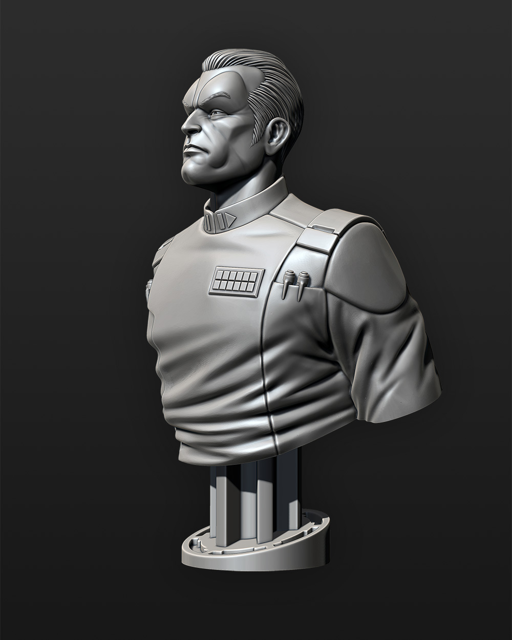 Grand Admiral Thrawn Bust (pre-supported) par Eastman | Téléchargez ...