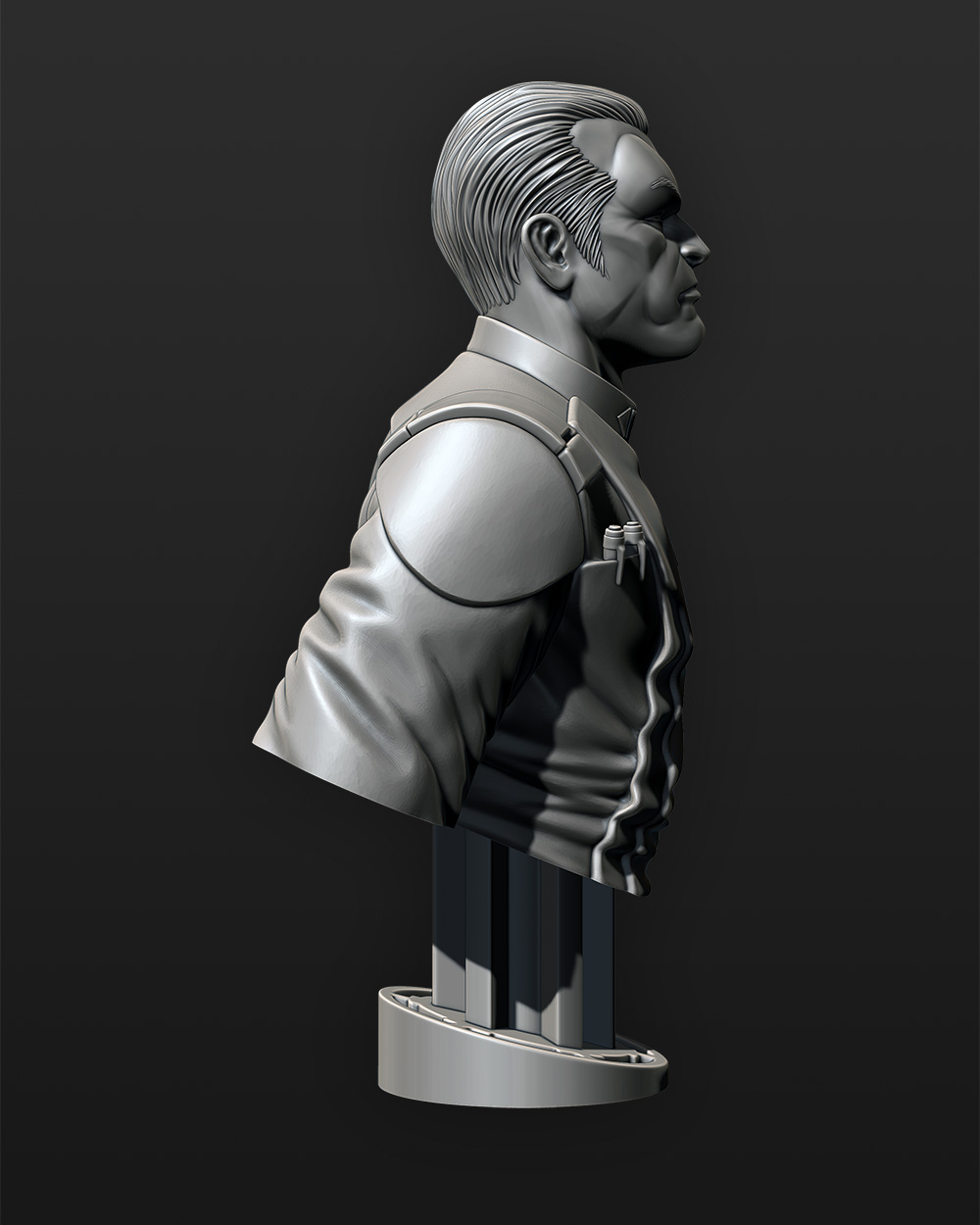 Grand Admiral Thrawn Bust (pre-supported) par Eastman | Téléchargez ...