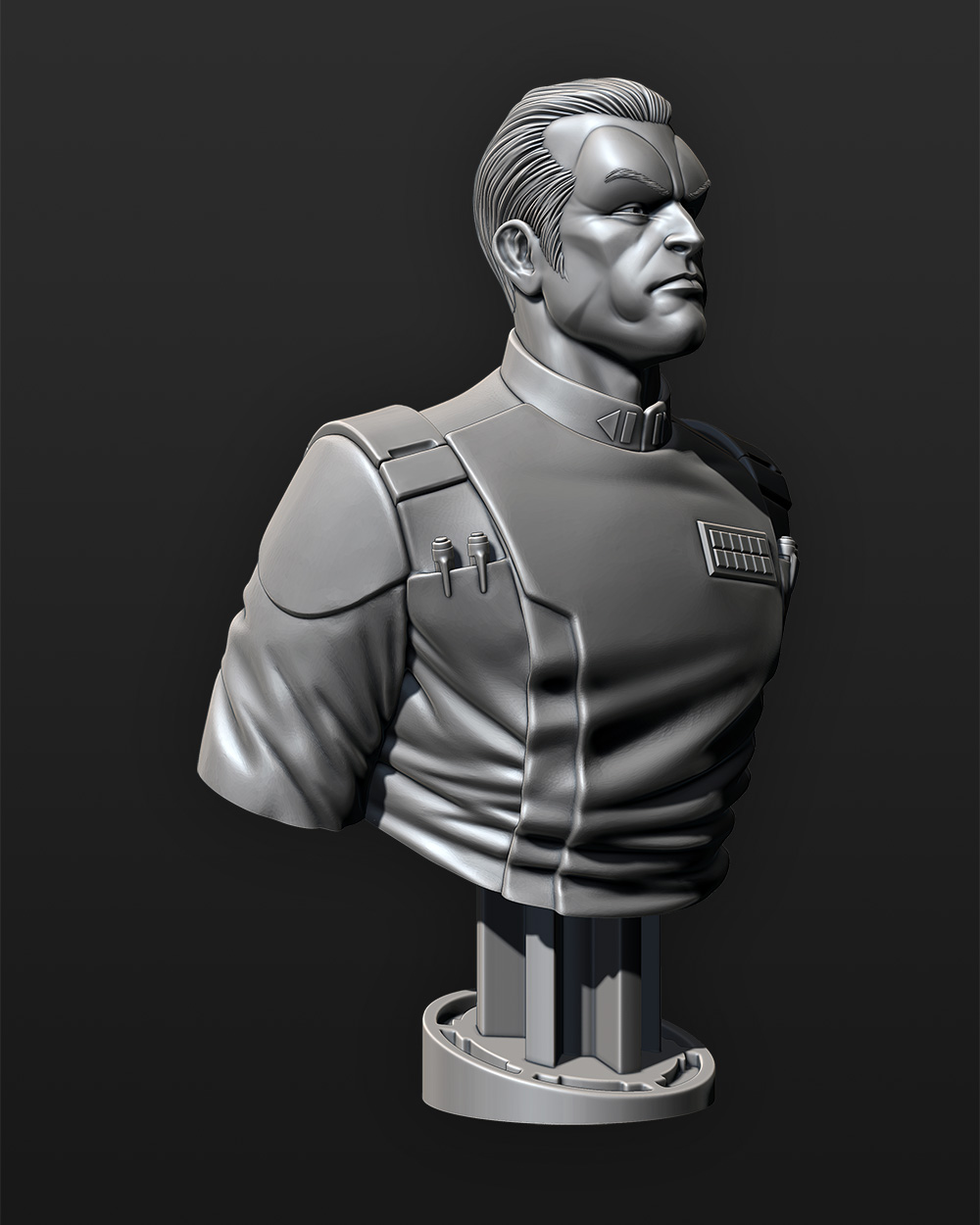 Grand Admiral Thrawn Bust (pre-supported) par Eastman | Téléchargez ...