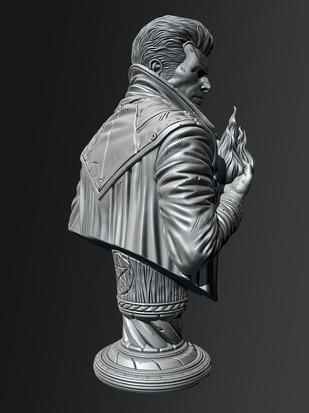 Constantine Bust (pre-supported) by Eastman | Download free STL model ...