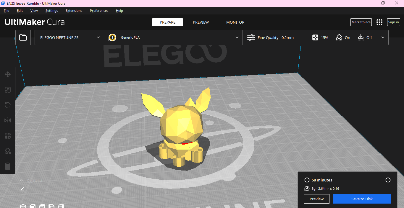 Eeveelution (Pokemon Rumble) by GlaceGlace | Download free STL model ...