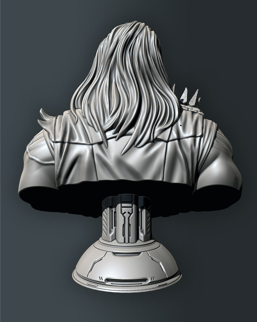 Lobo Bust (pre-supported) by Eastman | Download free STL model ...