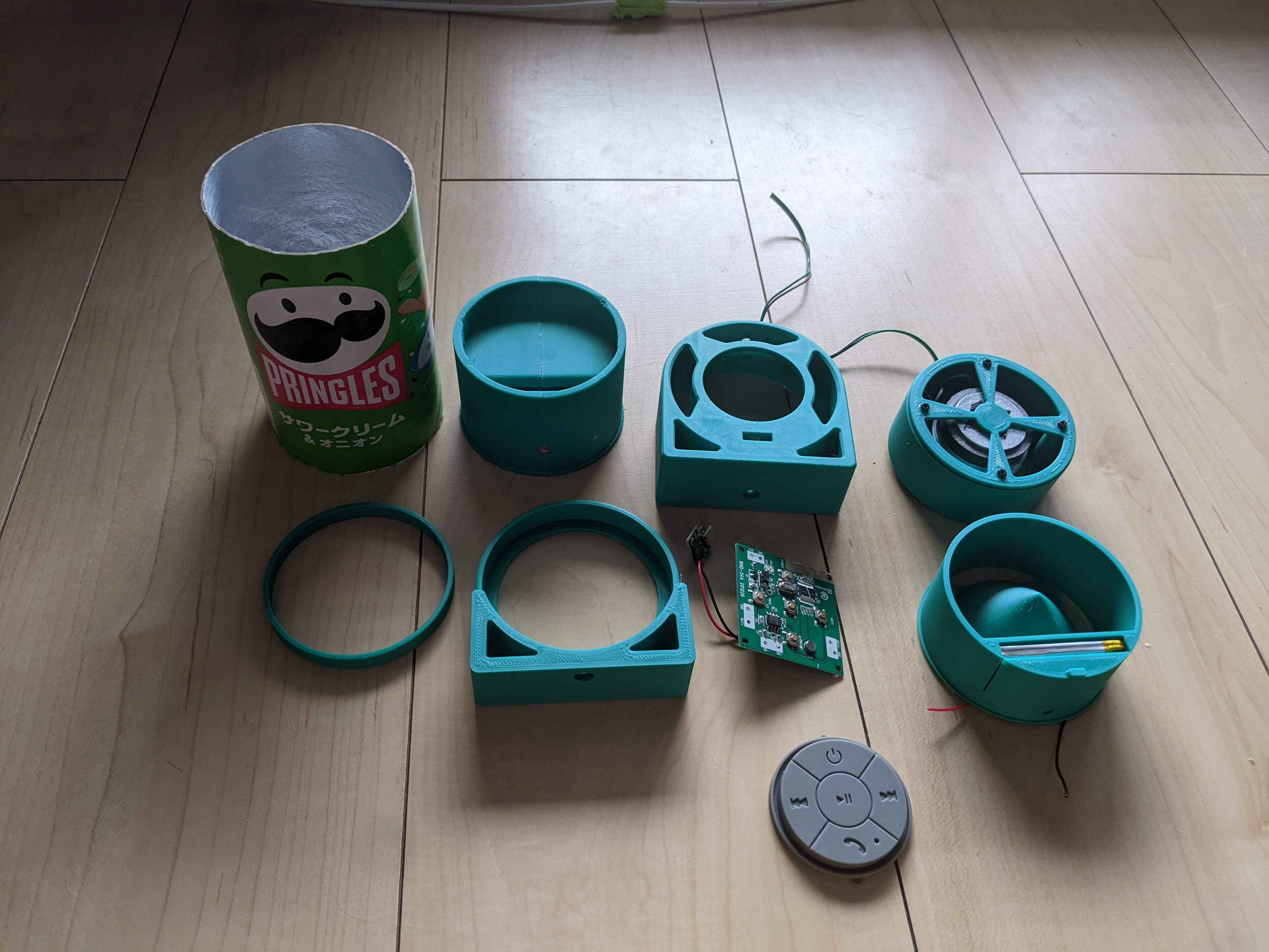 Pringles bluetooth spaker by Chip | Download free STL model ...