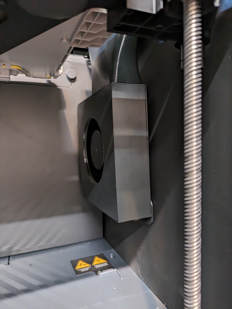 Bambu Lab P1S Dual Aux Fan VHB Mount by FreeformFez | Download free STL ...