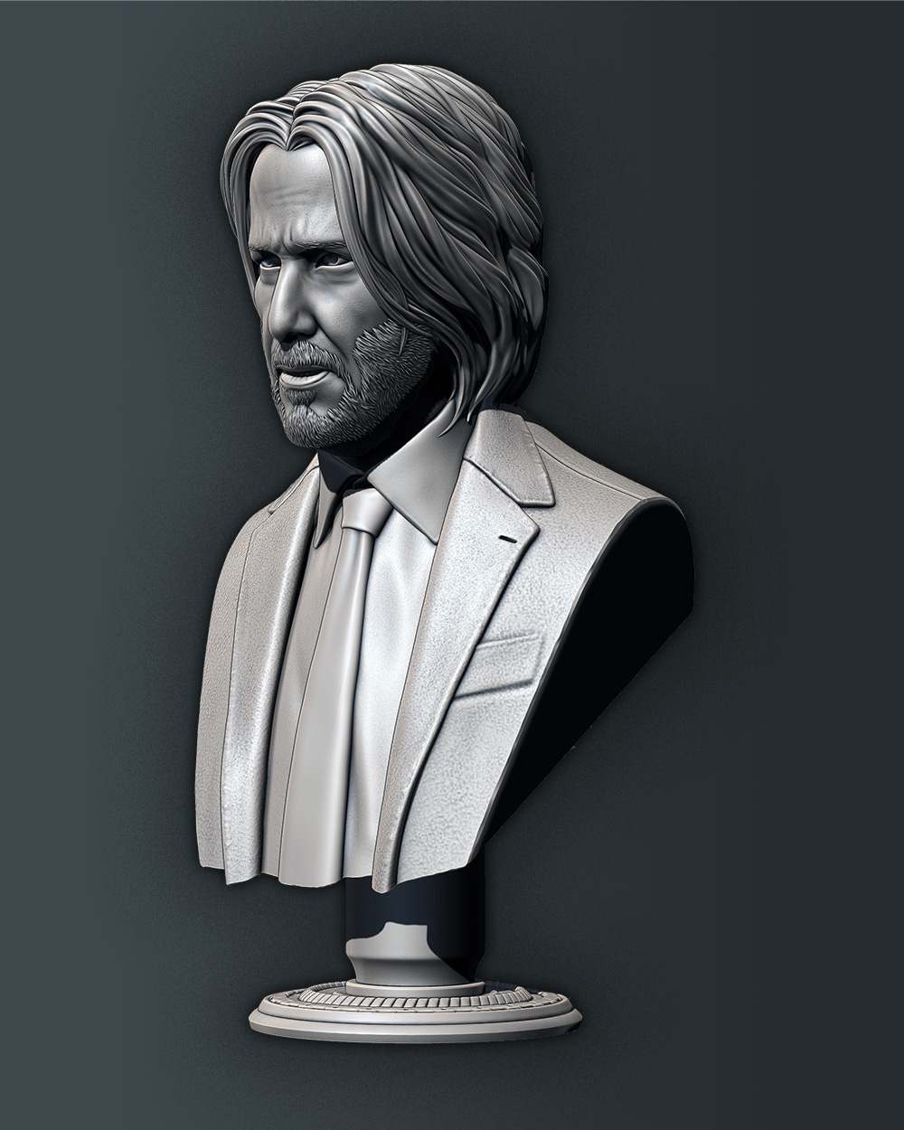 John Wick Bust (pre-supported) por Eastman | Tienda de Printables