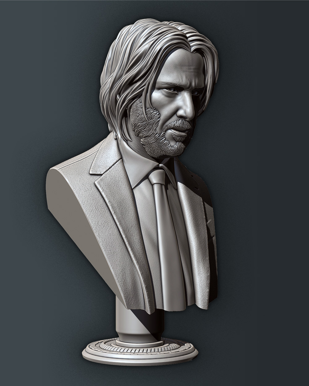 John Wick Bust (pre-supported) por Eastman | Tienda de Printables