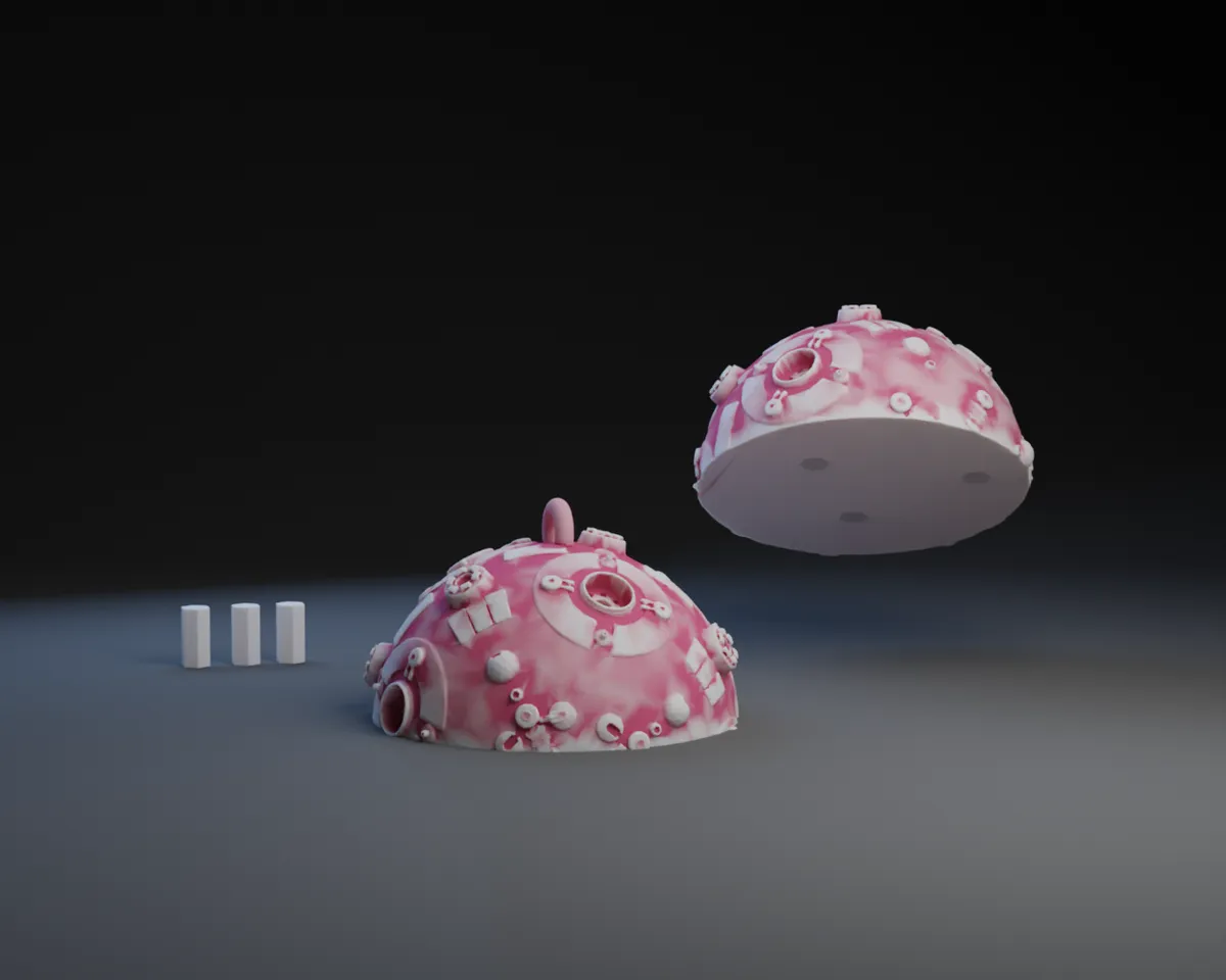 Plum Pudding Model 3d