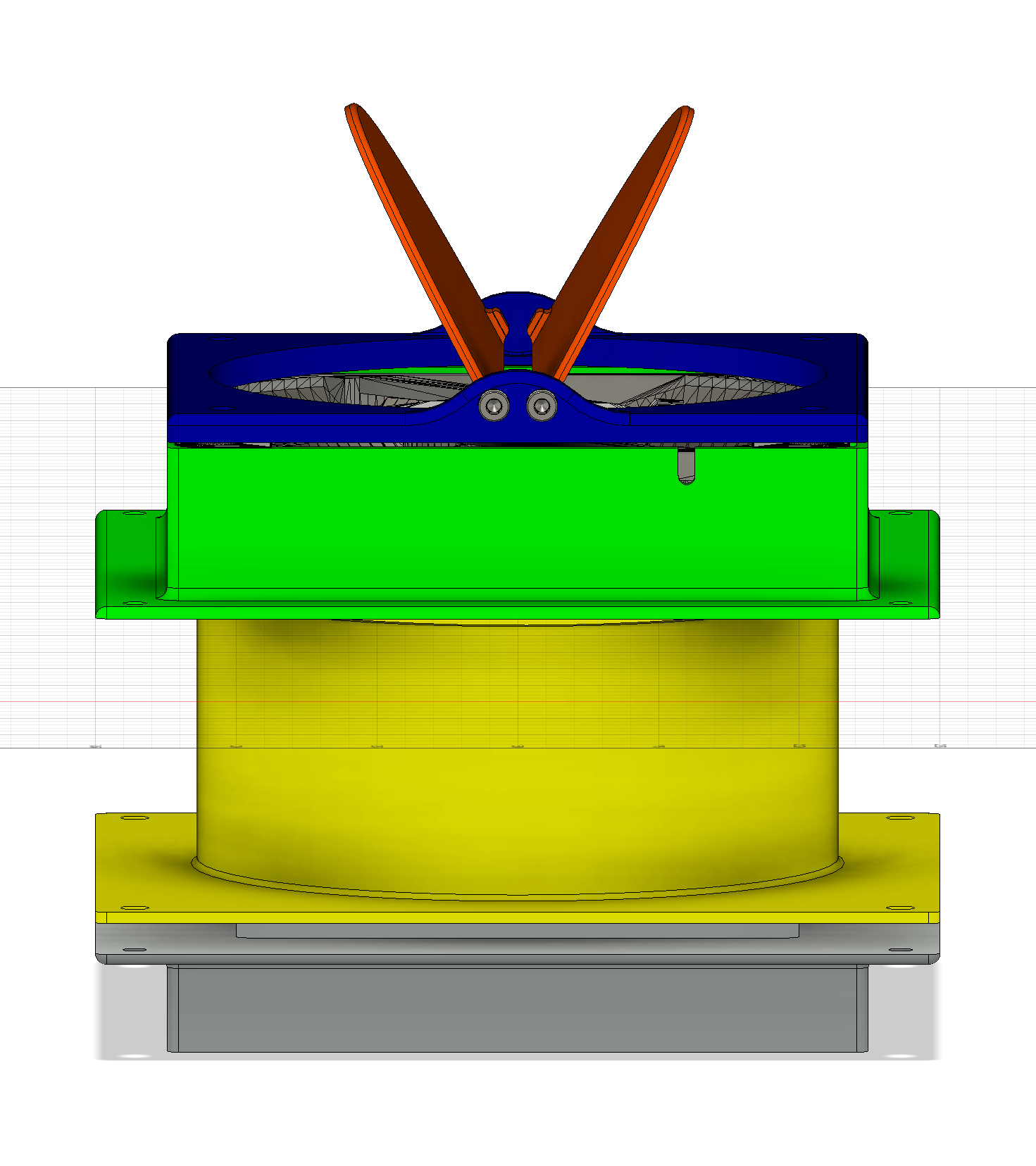 Case Fan 120mm for Ikea Lack Enclosure with Automatic Ventilation Flaps ...