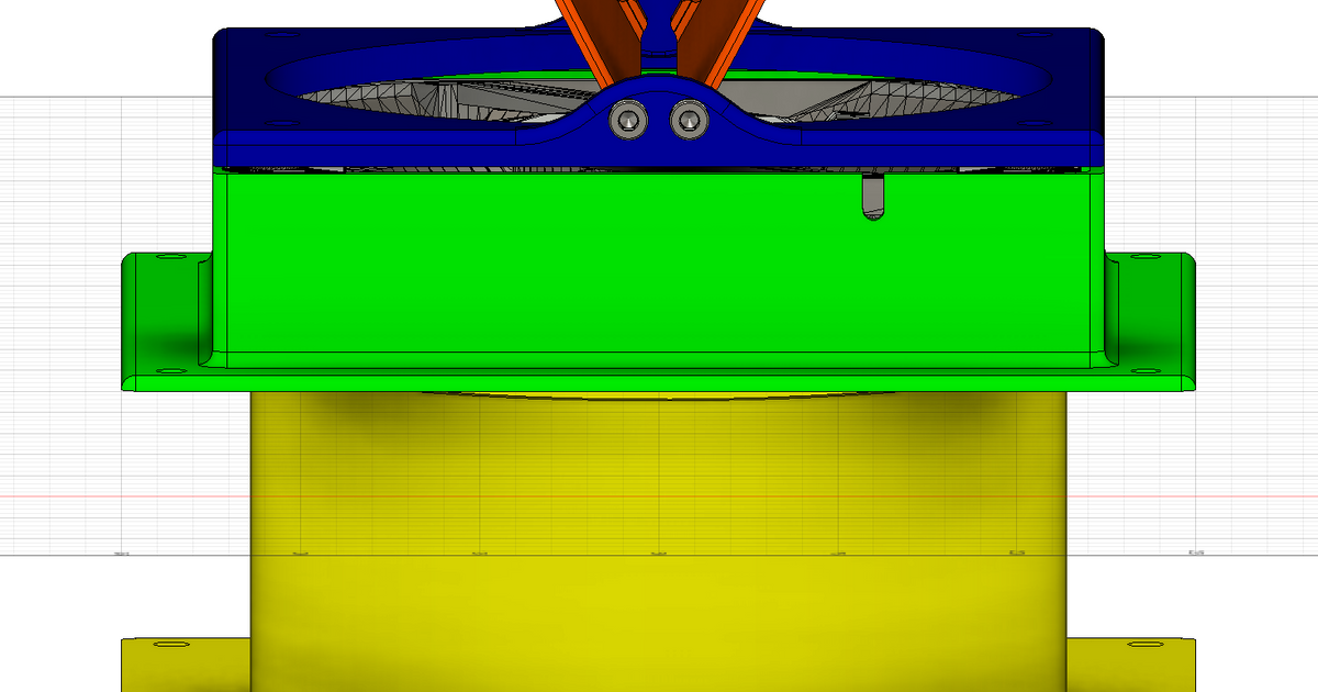 Case Fan 120mm for Ikea Lack Enclosure with Automatic Ventilation Flaps ...