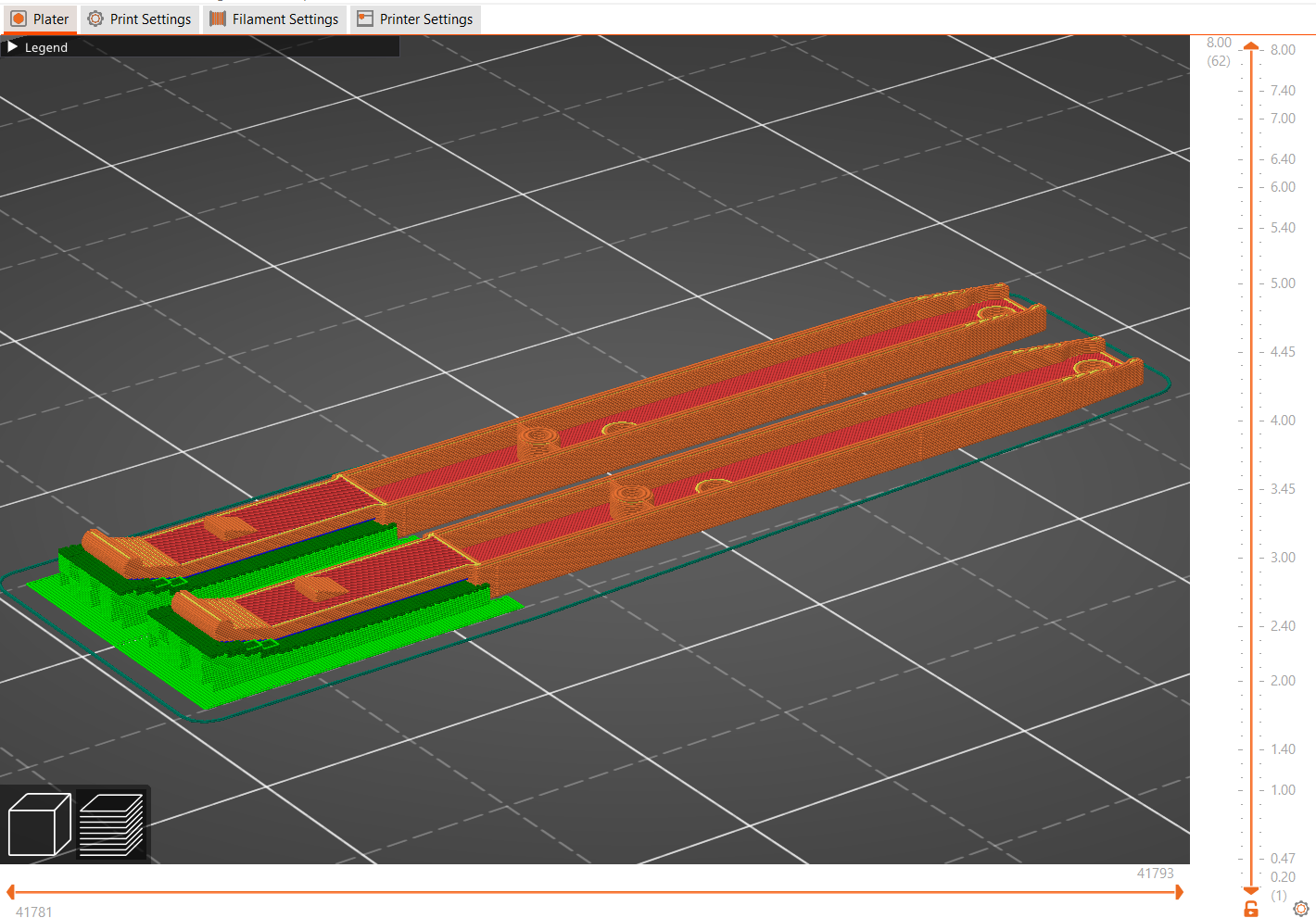 Hard drive mount for Corsair case by BM Paridae | Download free STL ...