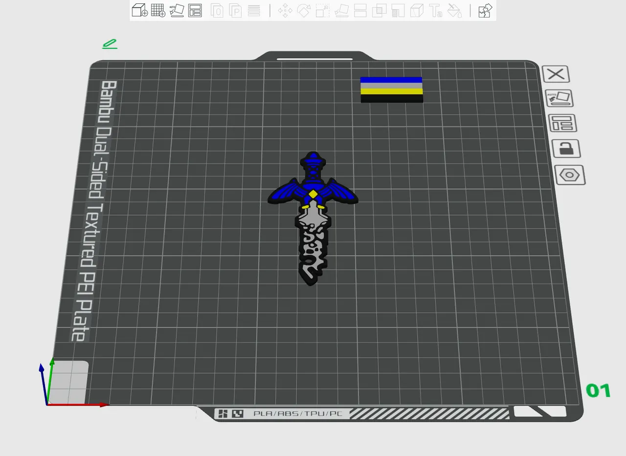 Decayed Master Sword Magnet by Skillos | Download free STL model ...