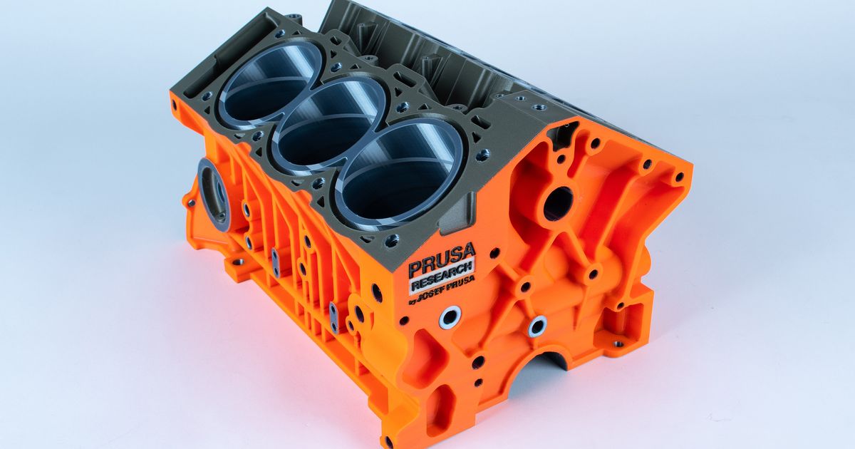 Engine Block V6 by Prusa Research | Download free STL model ...