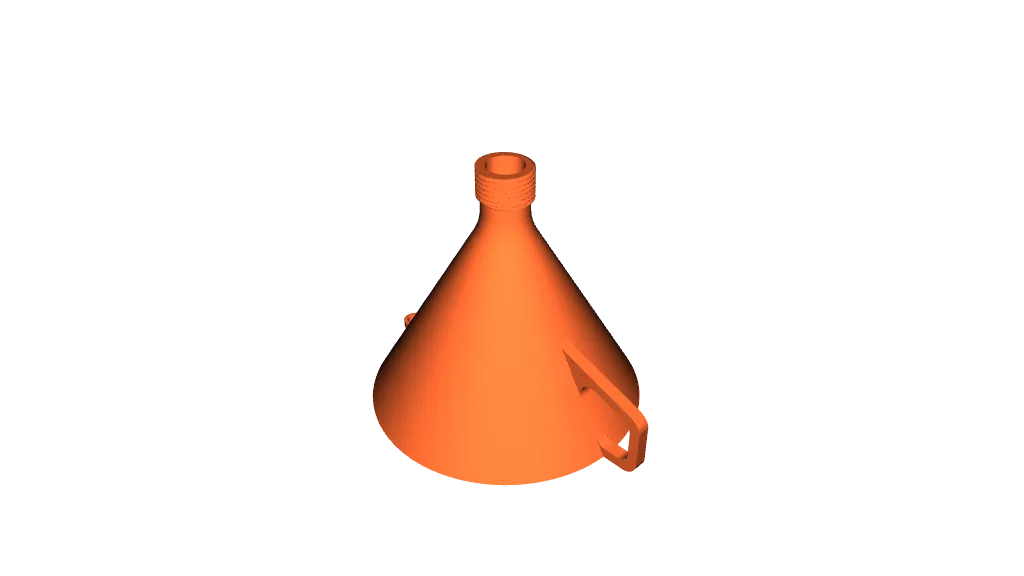 Funnel with BSP thread by 3D2H | Download free STL model | Printables.com