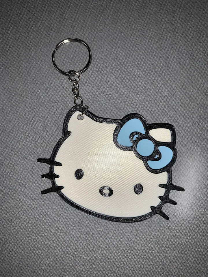 Hello kitty Keychain by Bradley Corl | Download free STL model ...