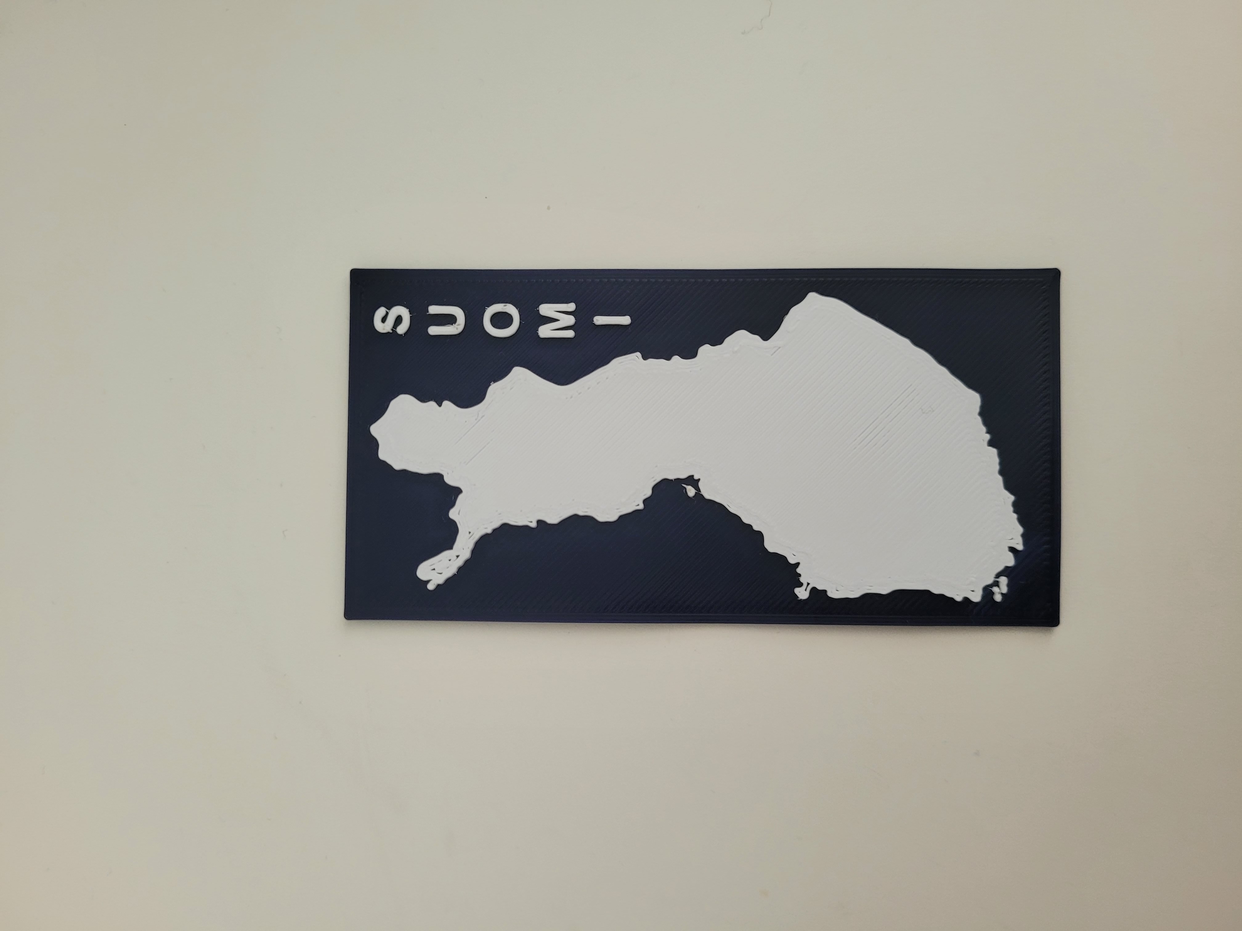 Finland ("Suomi") Map 2D Art by HabLab | Download free STL model ...