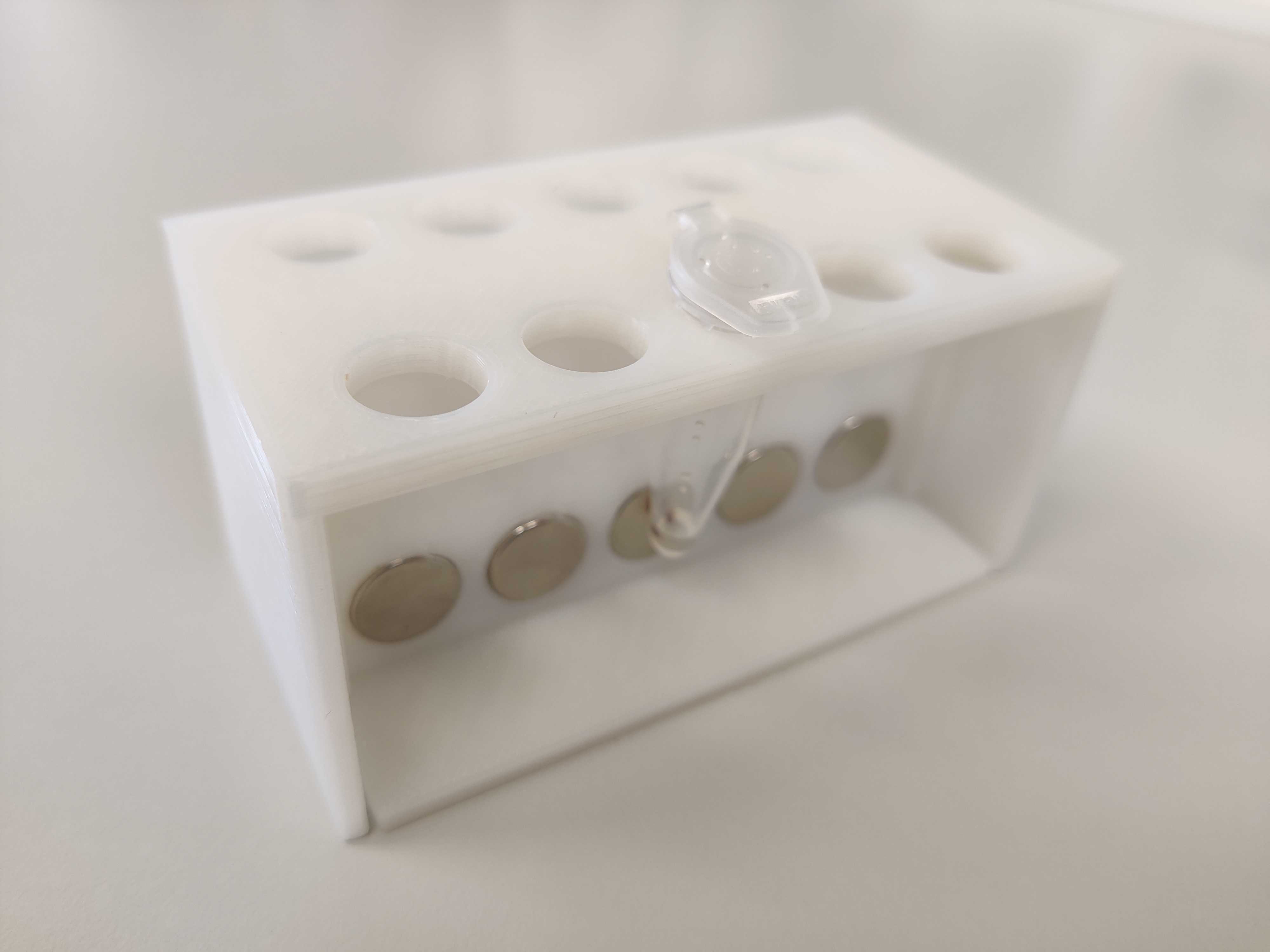 Magnet tube rack with removable magnets by kirk3gaard | Download free ...