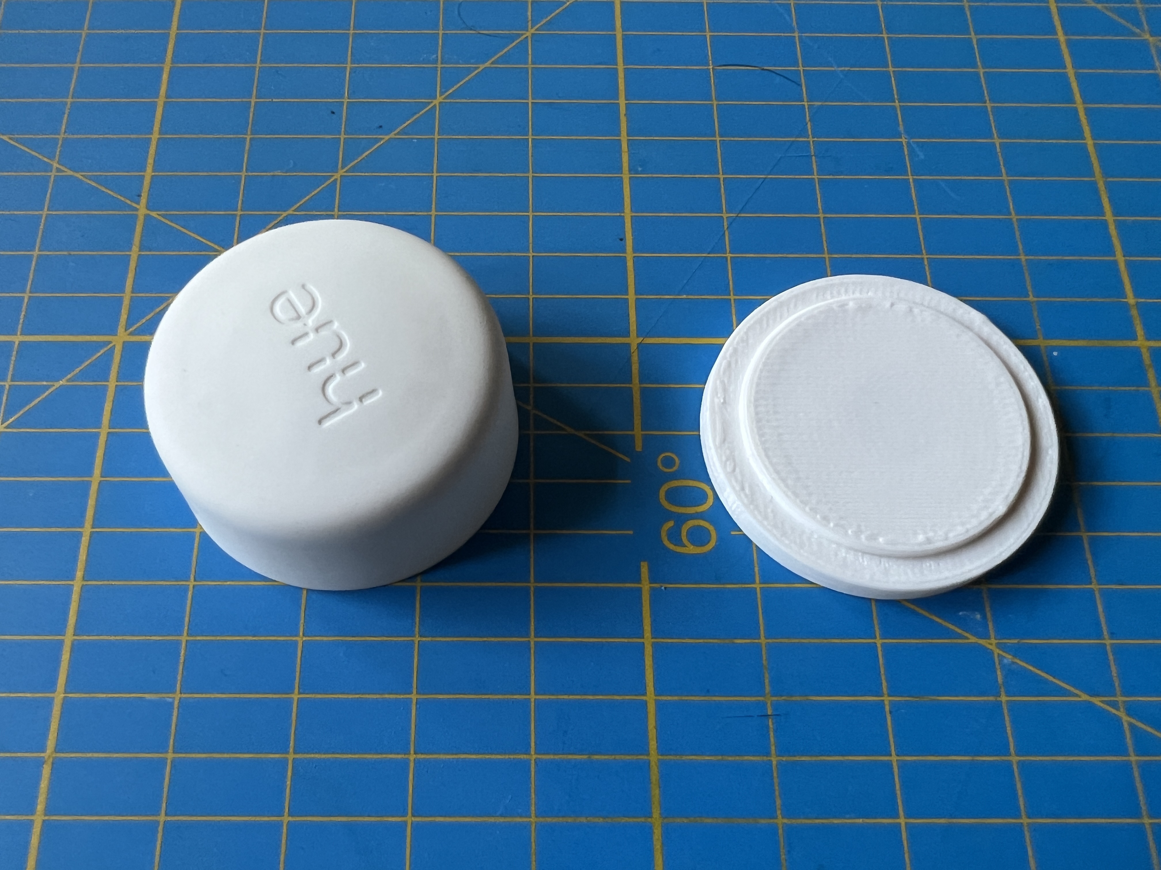 Philips Hue Button minimalist mount by w00h | Download free STL model ...