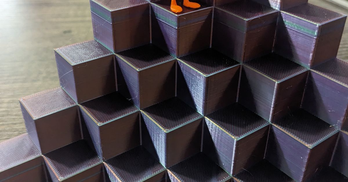 Qbert and pyramid by Dad2Earthlings | Download free STL model ...