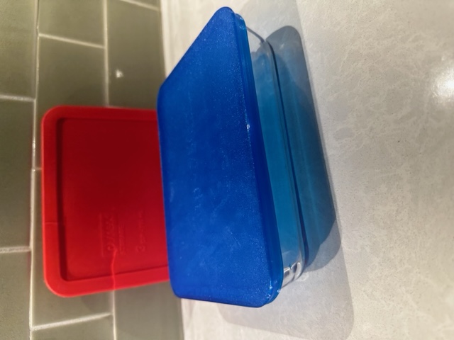 rectangular pyrex lid 3Cup 750 mL red by Bradical | Download free STL ...