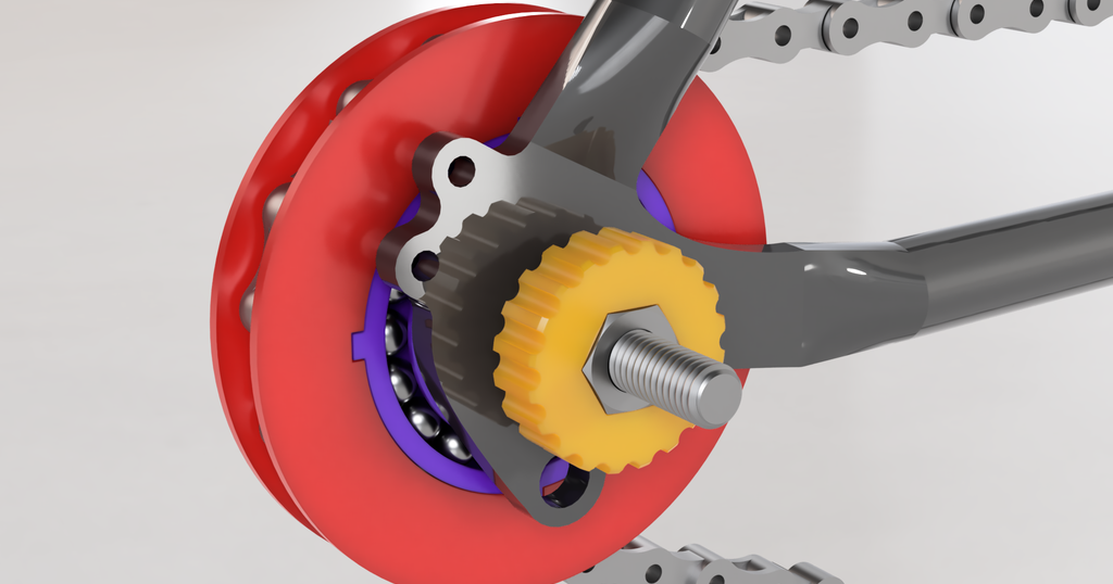 Bike chain support by dantech | Download free STL model | Printables.com