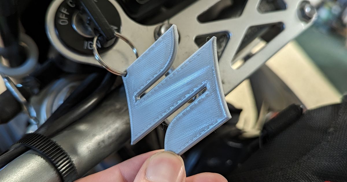 Suzuki Keychain by Alex Lawson | Download free STL model | Printables.com