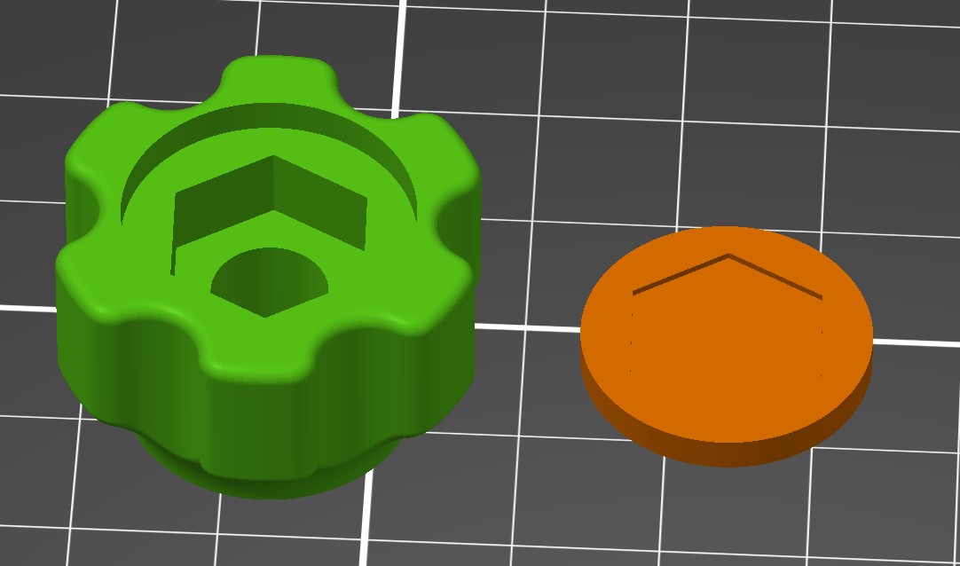 M8 Knob with cap by JOHANDW | Download free STL model | Printables.com