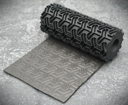 Textured Roll With 3D Cube Pattern by Preischl 3D | Download free STL ...