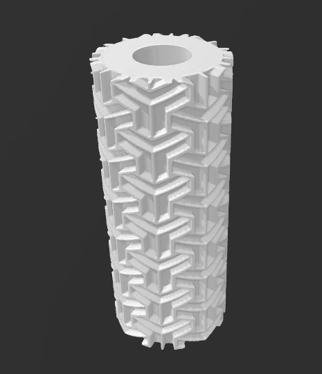 Textured Roll With 3D Cube Pattern by Preischl 3D | Download free STL ...