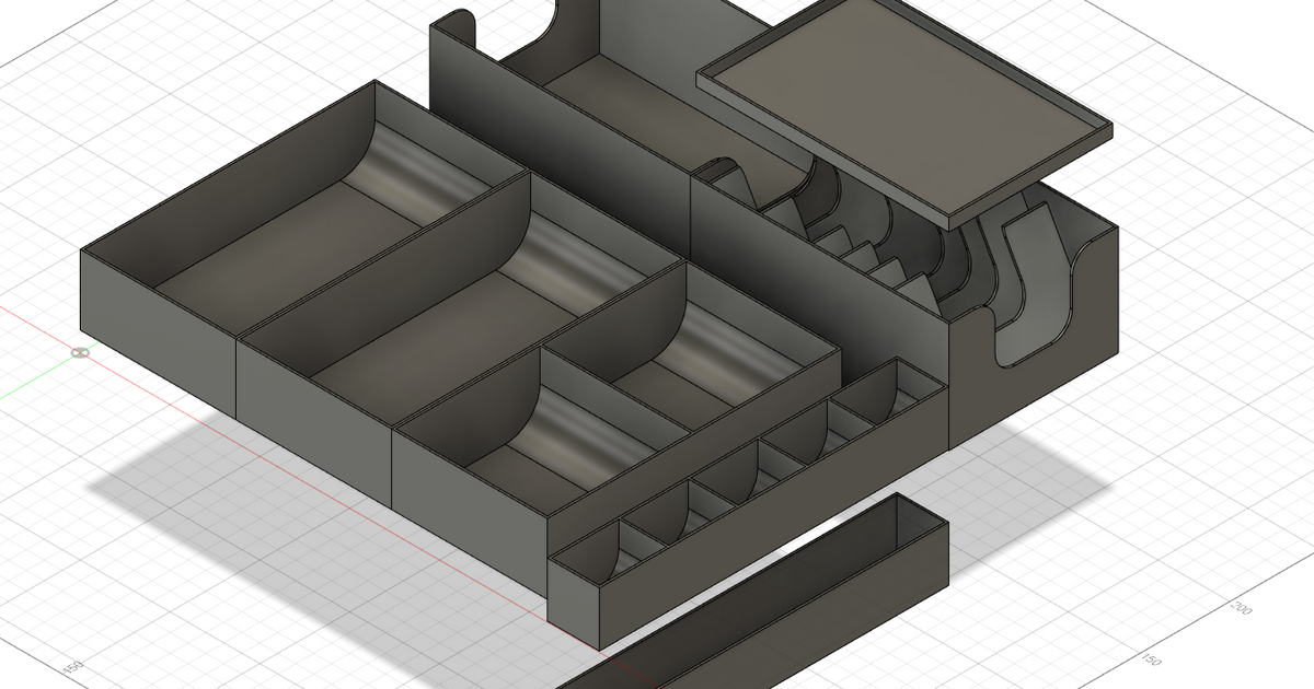 Earth Board Game Organizer (v2 Sleeved) by paulhermany | Download free ...