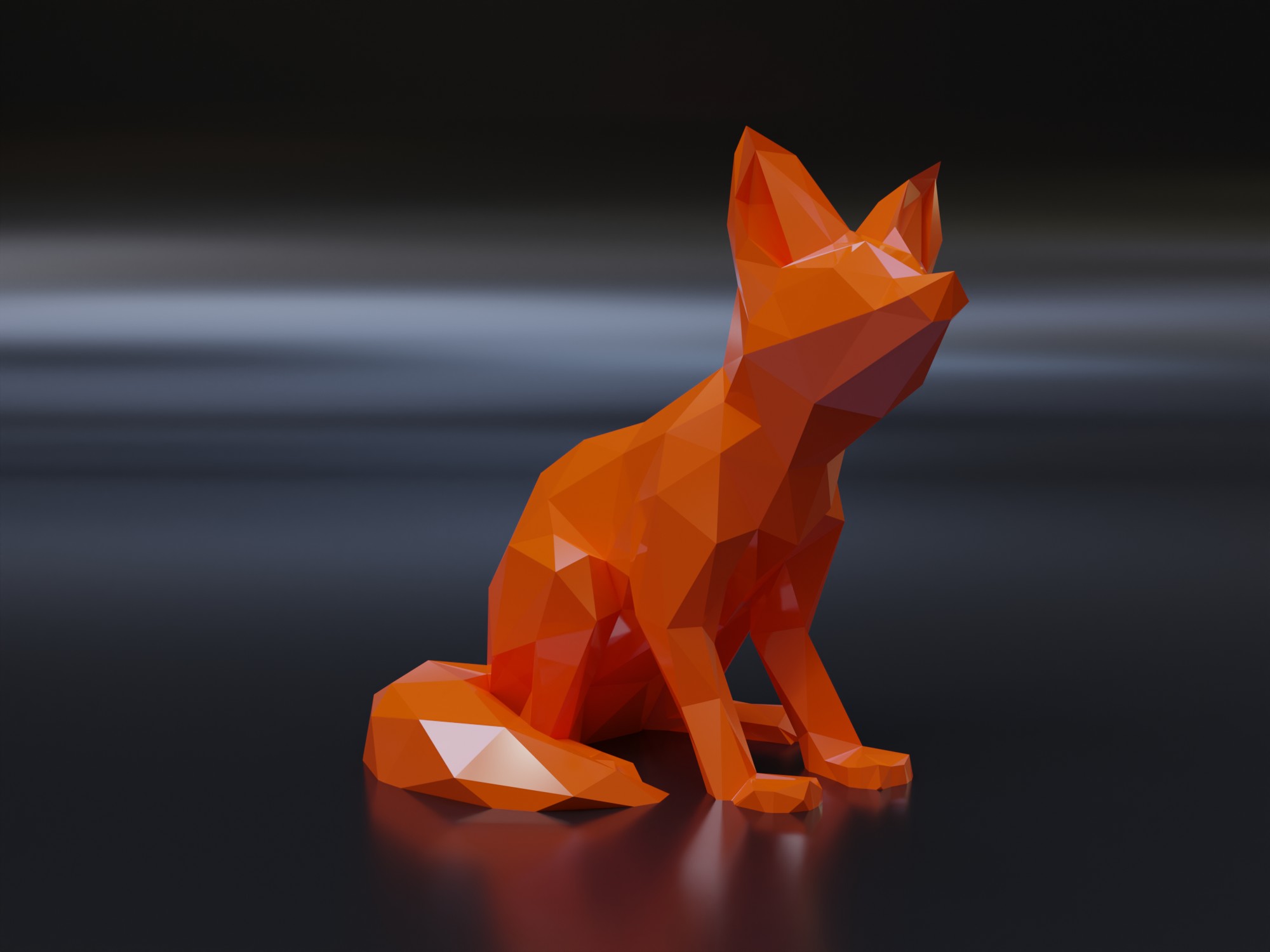 Low poly fennec fox par FuzzyRaptor | Téléchargez gratuitement un ...