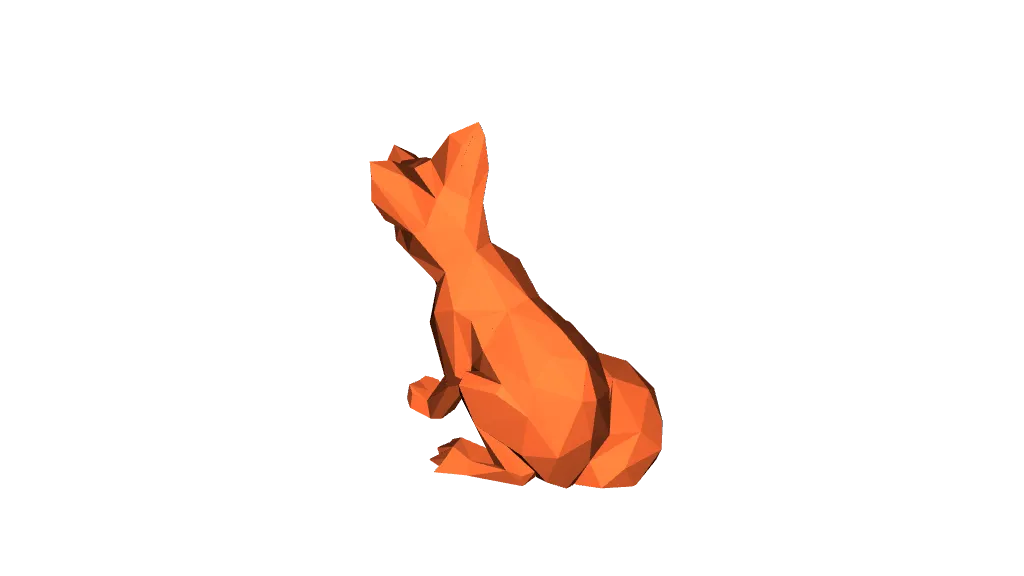 Low poly fennec fox by FuzzyRaptor | Download free STL model ...