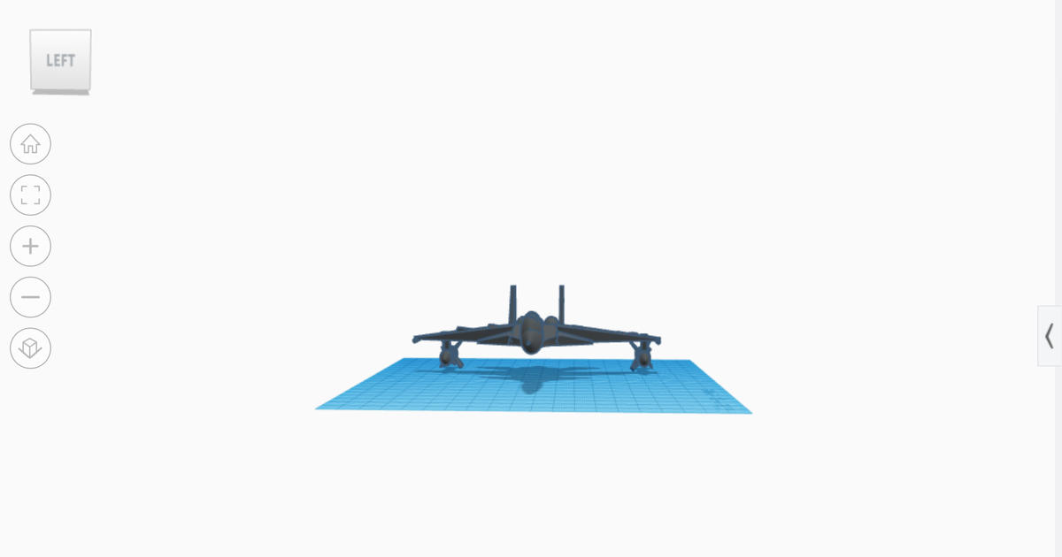 Fighter plane by casen | Download free STL model | Printables.com