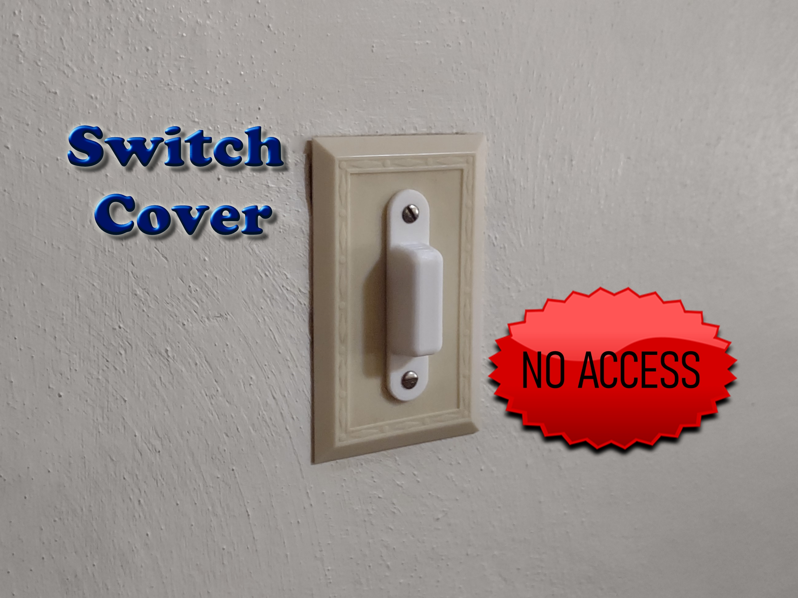 Switch Cover by JPM Designs | Download free STL model | Printables.com