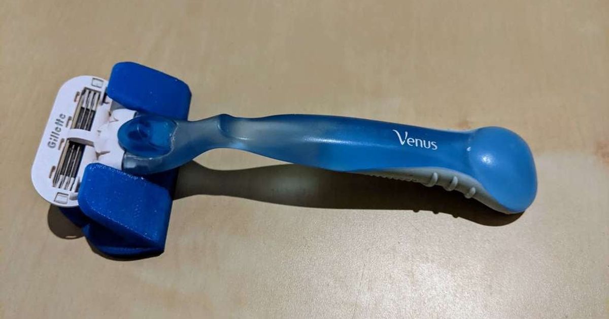 Razor holder for Gillette Venus by Pitel | Download free STL model ...