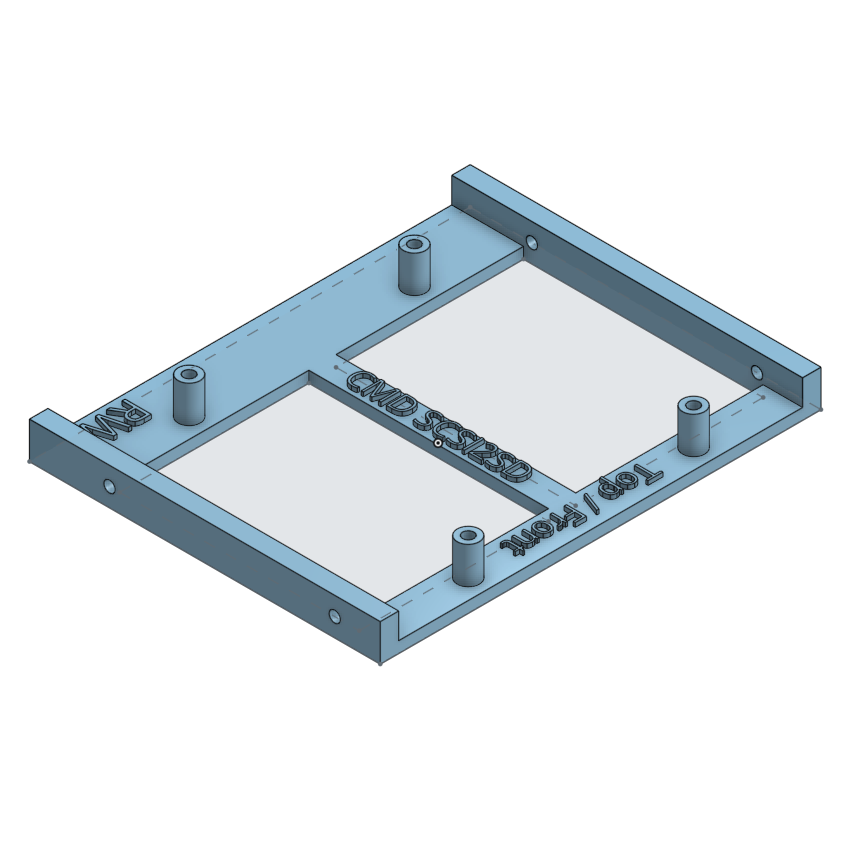 CMD HD SCSI2SD Mount by rwurttem | Download free STL model | Printables.com