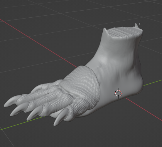 Wearable Lizard Feet For Costumes by DragonArtist15 | Download free STL ...
